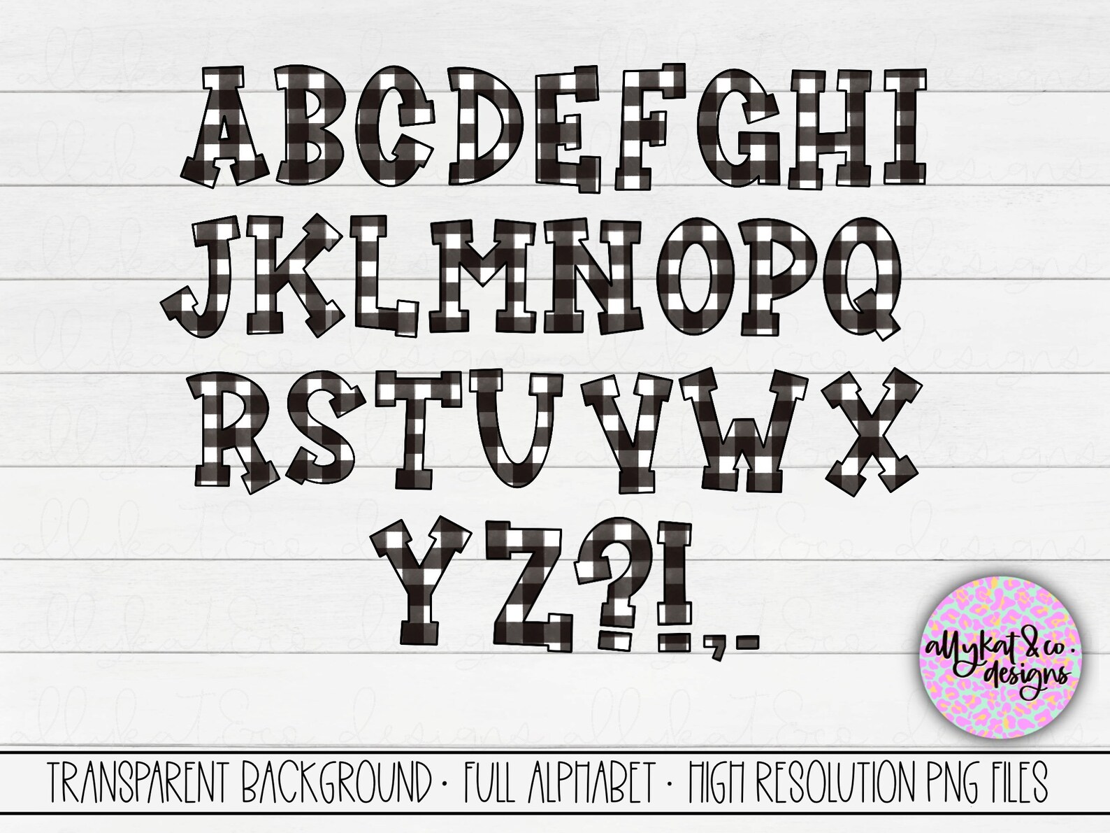 Buffalo Plaid Sublimation Alphabet Sublimation Letters A-Z - Etsy