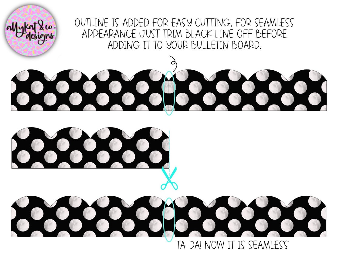 Red Bulletin Board Borders: Printable Classroom Decor (PDF) - Etsy