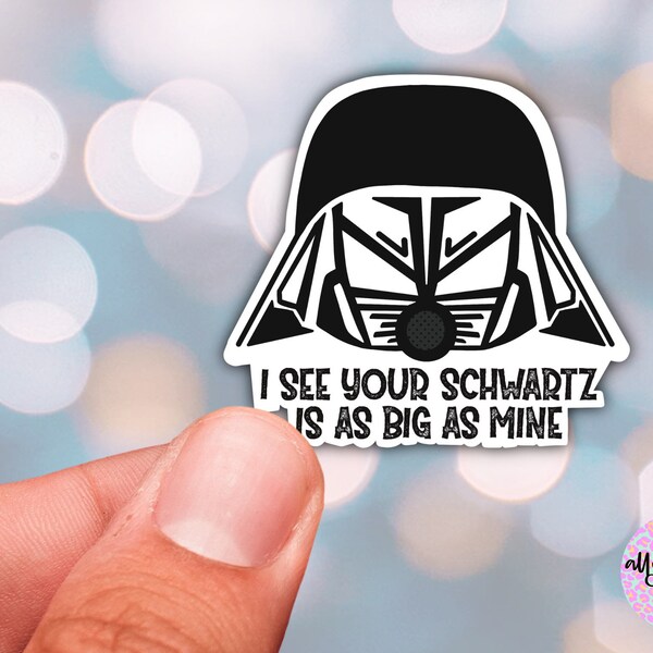 Schwartz Sticker - Etsy