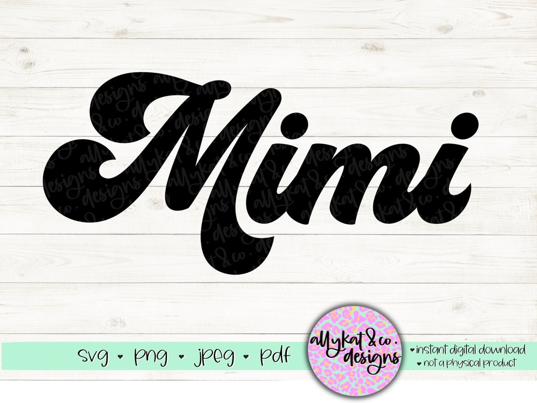 Mimi Shirt SVG, Mama and Mini SVG, Digital Instant Downloads, Cricut ...