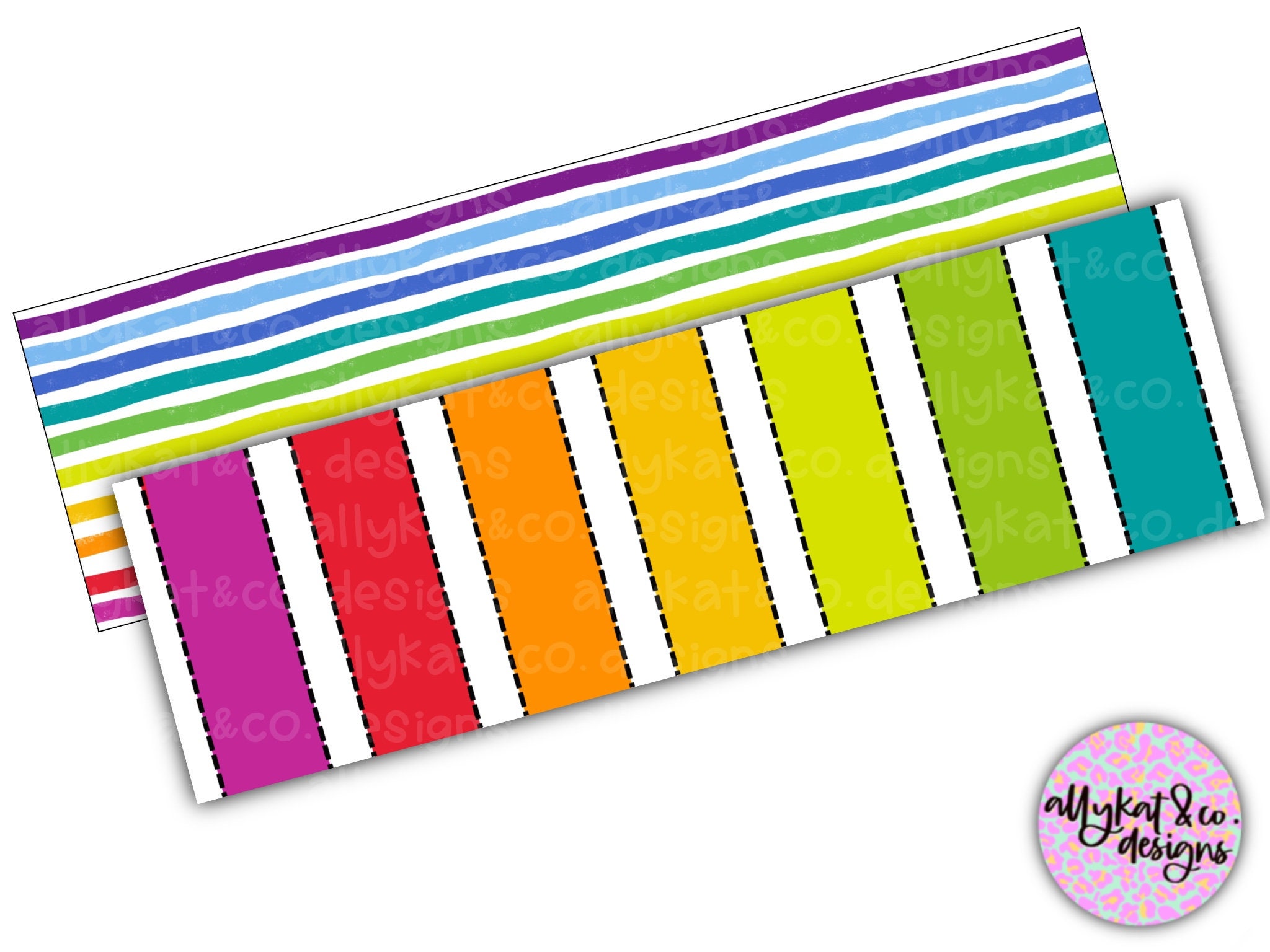 Printable Bulletin Board Borders: Rainbow Classroom Decor (PDF) - Etsy