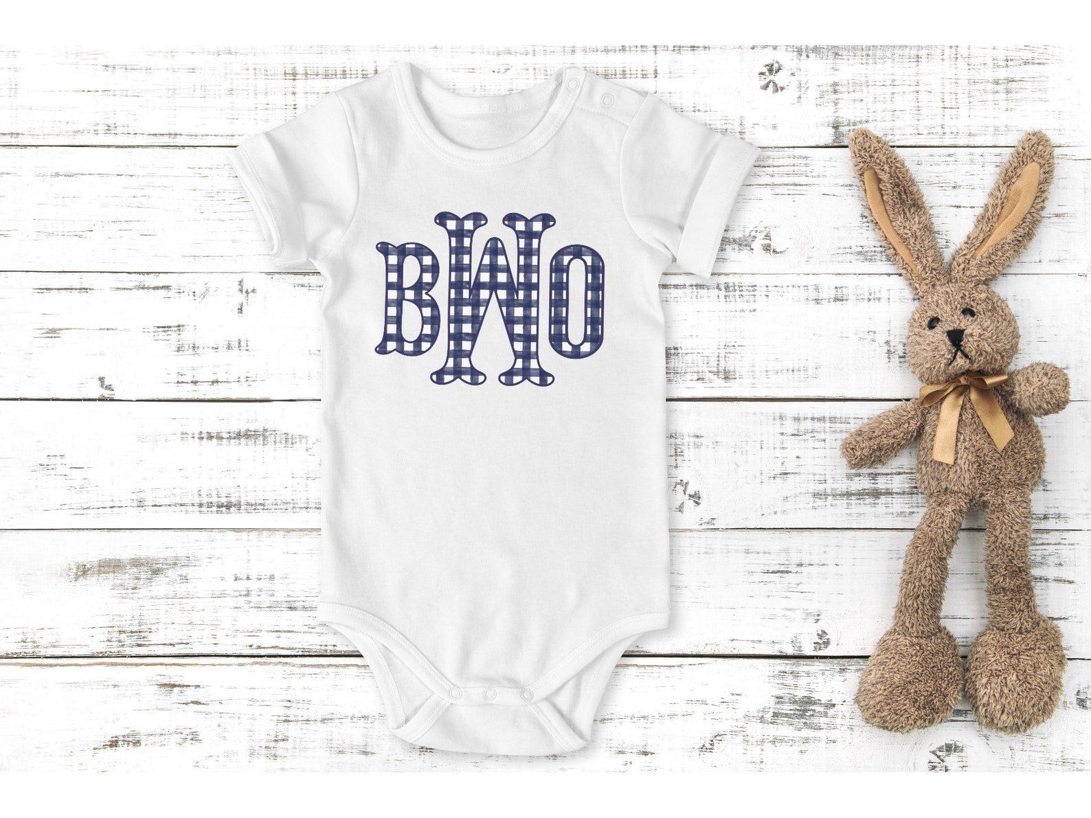 Navy Blue Gingham Sublimation Monogram Gingham Monogram PNG - Etsy