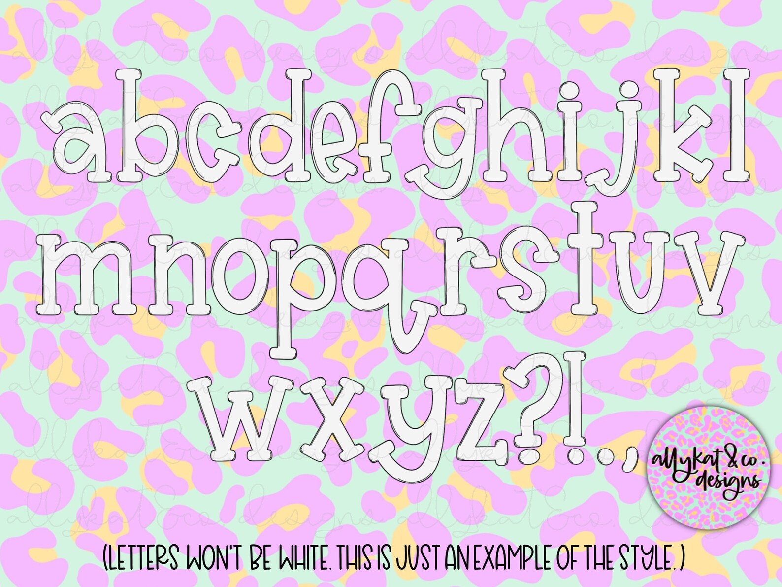 Sprinkles Sublimation Alphabet Sublimation Letters A-Z - Etsy