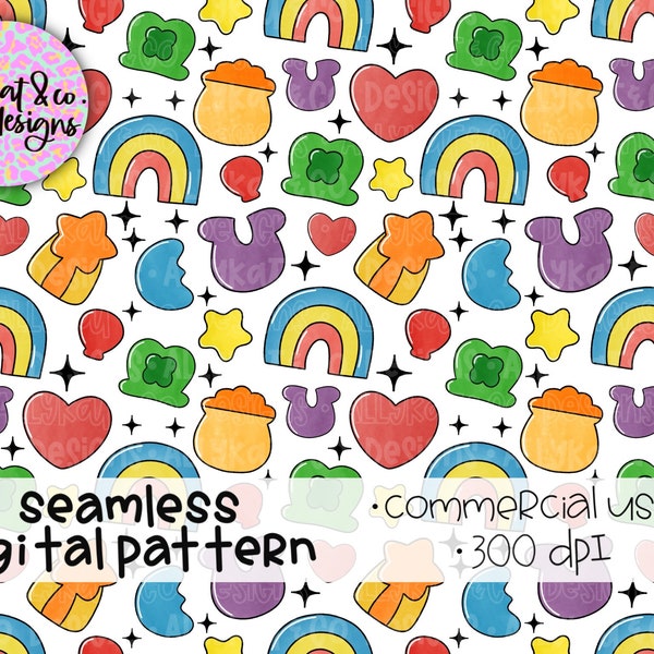 Lucky Charms Clipart - Etsy