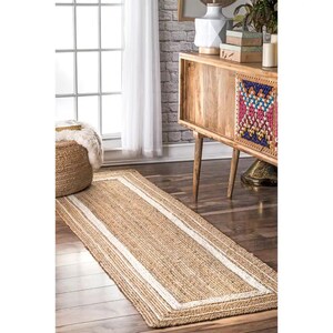 2x62x82x10 Natural Jute Handwoven Runner Rug Bohemian Eco - Etsy