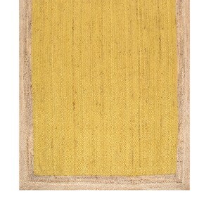 Yellow Natural Jute Rug Indian Braided Jute Rug Large Area Rug - Etsy