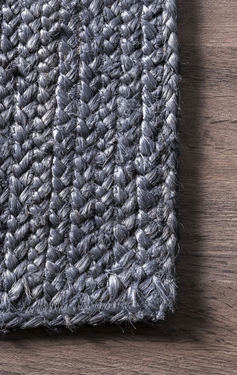 Off White Natural Handmade Jute Area Rug Solid Custom Rug - Etsy UK