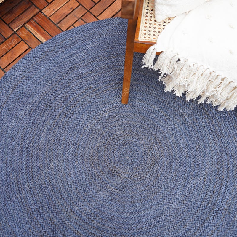 Round Jute Rug - Etsy