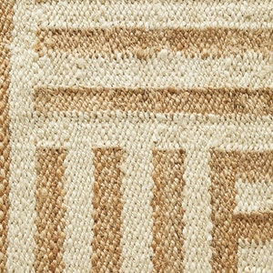Bohemian Natural Jute Rug, Harlequin Trellis Area Rug, Boho Jute Rug ...