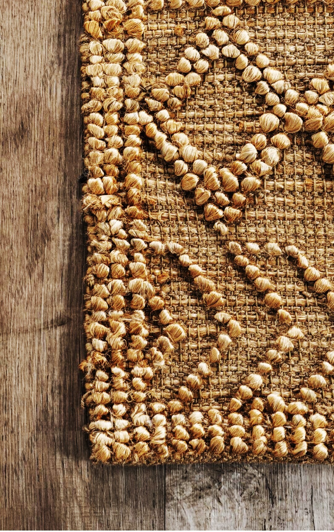 6x9,8x10 Natural Jute Loop Area Rug, Custom Rug, Indian Handwoven Rug ...