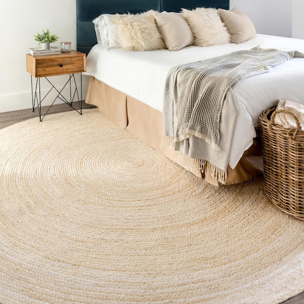 Large Round Rug - Etsy