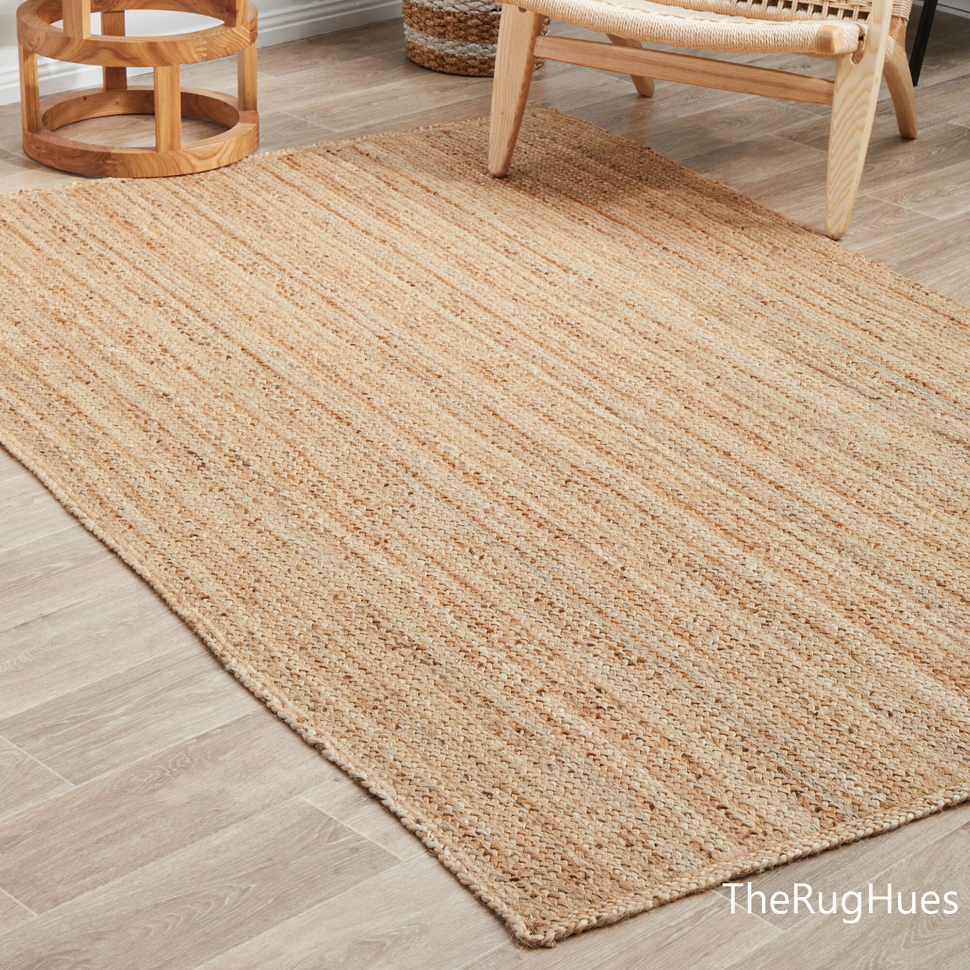 Natural Jute Braided Rug 5x8 6x9 8x10 Jute Rug Bohemian | Etsy