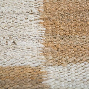 Bohemian Natural Jute Rug, Jute Rug Rectangular, Boho Jute Rug, Home ...