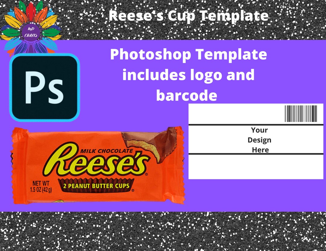 Reese's Cup Template PHOTOSHOP - Etsy
