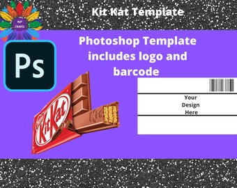 Kit Kat Template - Etsy