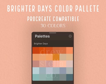 Blue Skies Procreate Color Palette Color Swatches iPad - Etsy