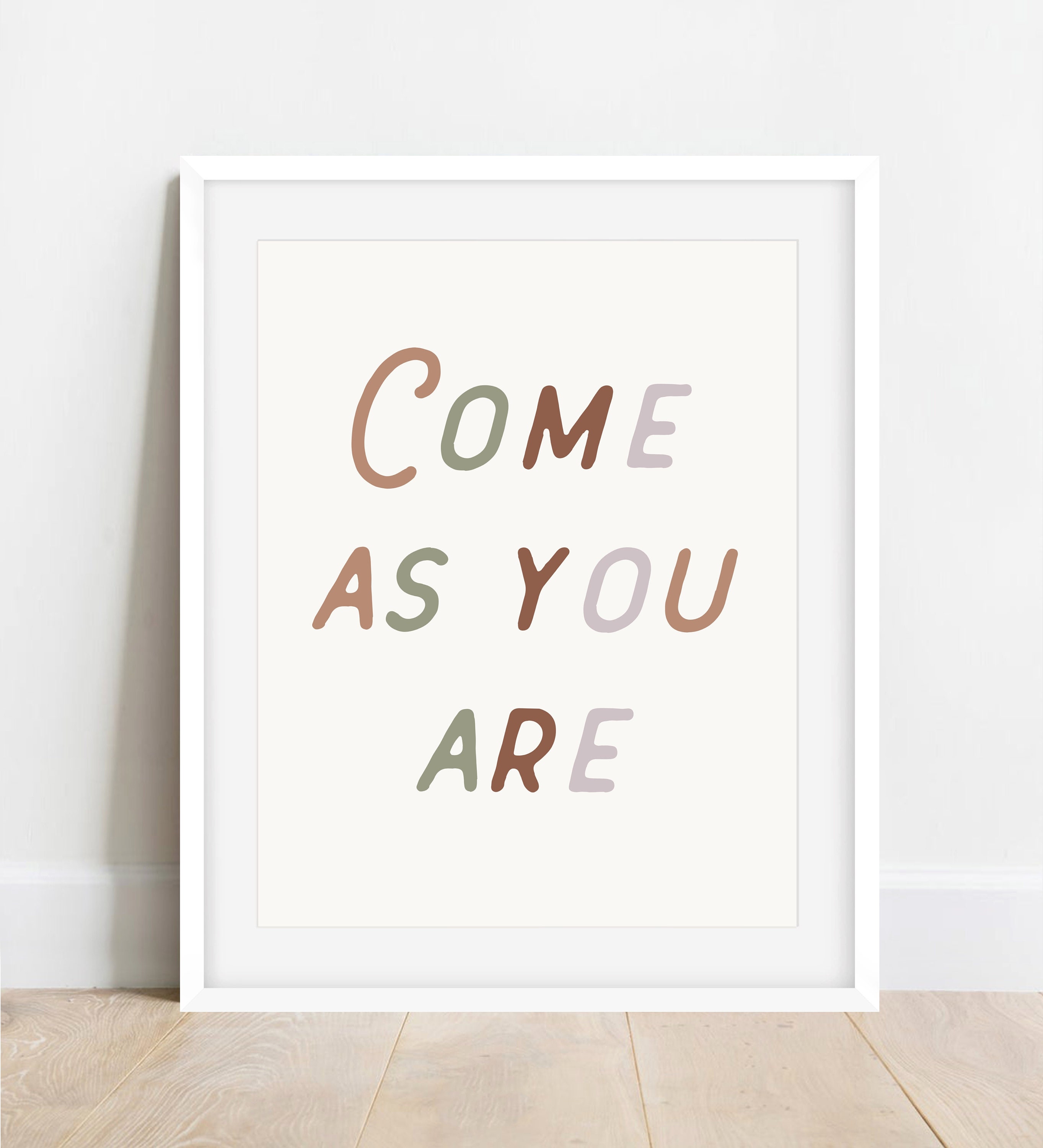 Come as You Are Printable Wall Art, Digital Download, Boho Wall Art ...