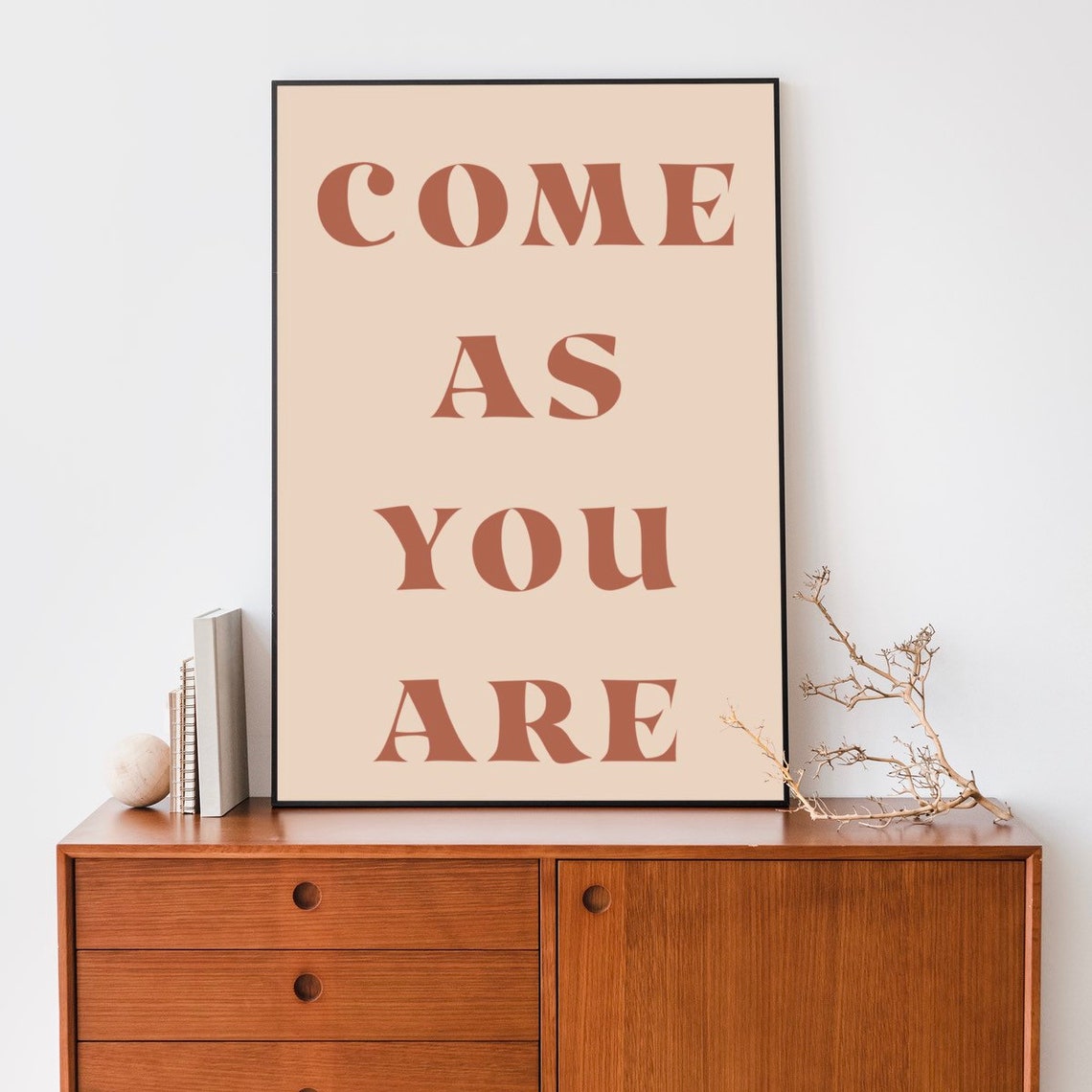 Come as You Are Printable Wall Art, Digital Download, Boho Wall Art ...
