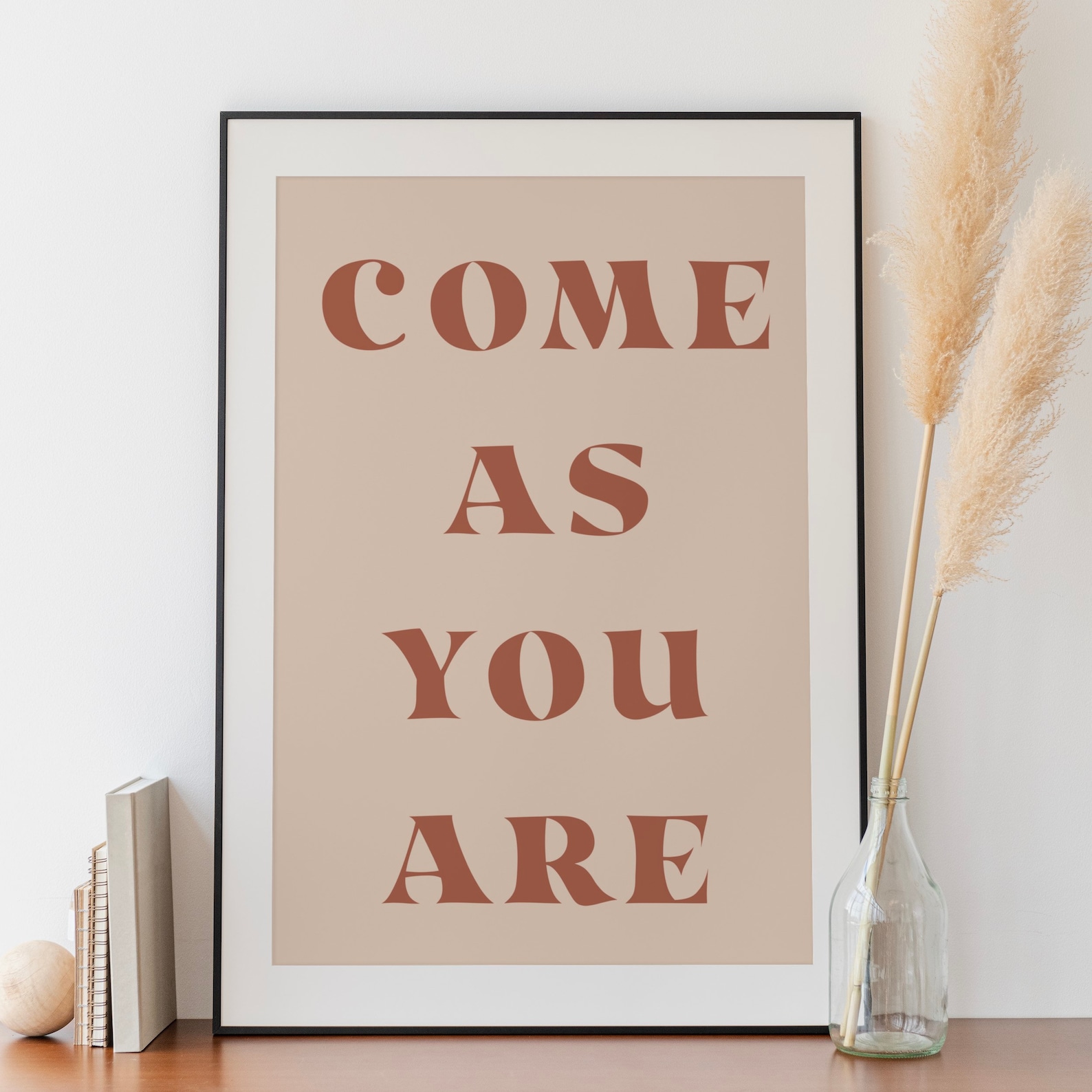 Come as You Are Printable Wall Art, Digital Download, Boho Wall Art ...
