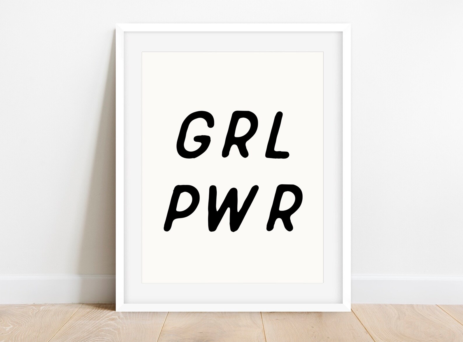 GRL PWR, Grl Pwr Print, Girl Power Sign, Girl Power Print, Typography ...