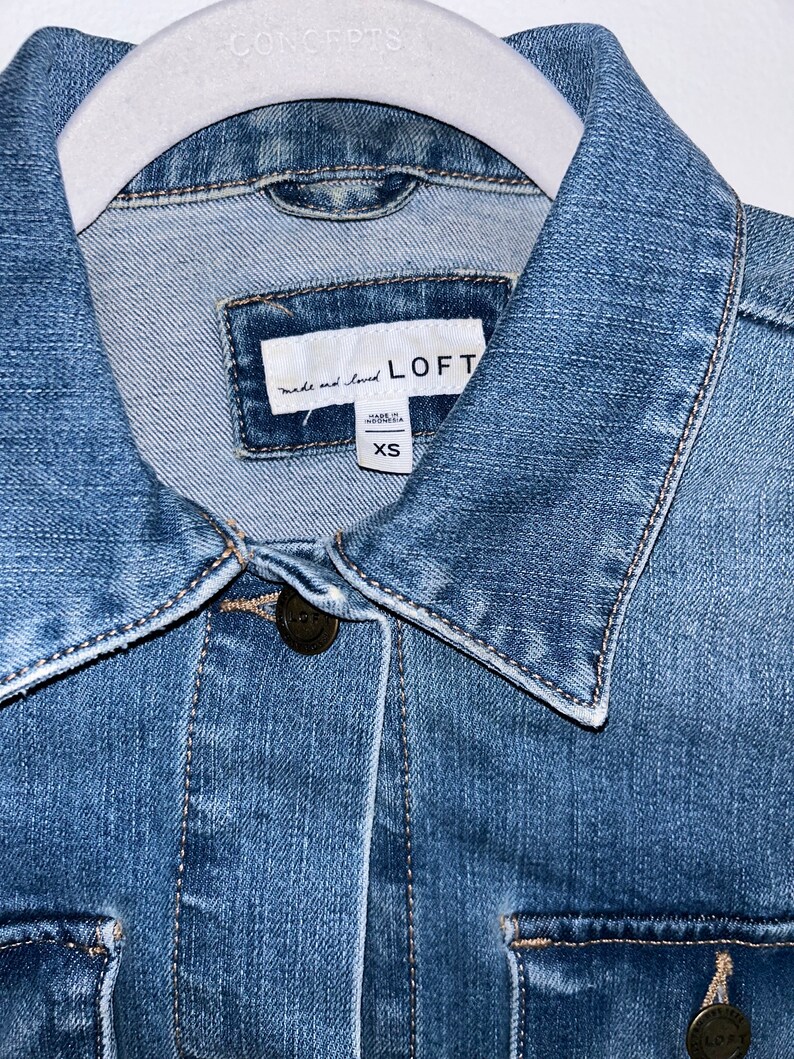 Desert Hand Painted Denim Jacket Upcycled Jean Jacket Thrifted Clothing ...