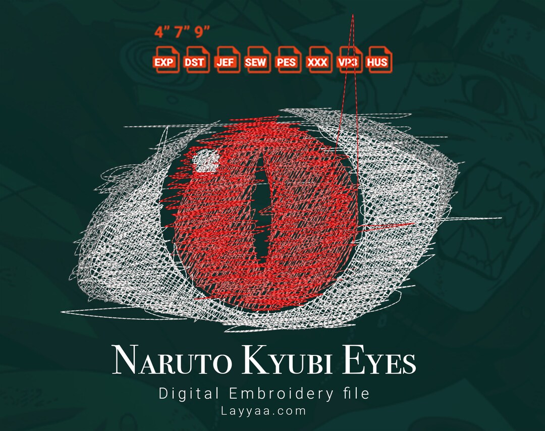 Anime Embroidery Designs, Anime Inspired Embroidery Designs, Embroidery ...