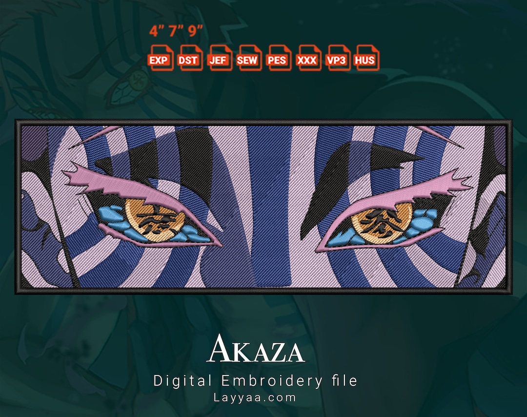 Anime Embroidery Designs, Anime Inspired Embroidery Designs, Embroidery ...