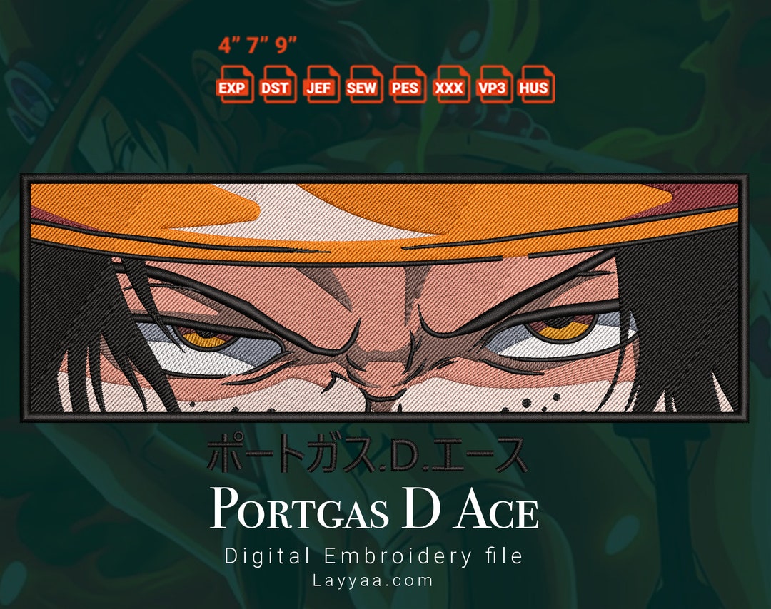 Anime Embroidery Designs, Anime Inspired Embroidery Designs, Embroidery ...