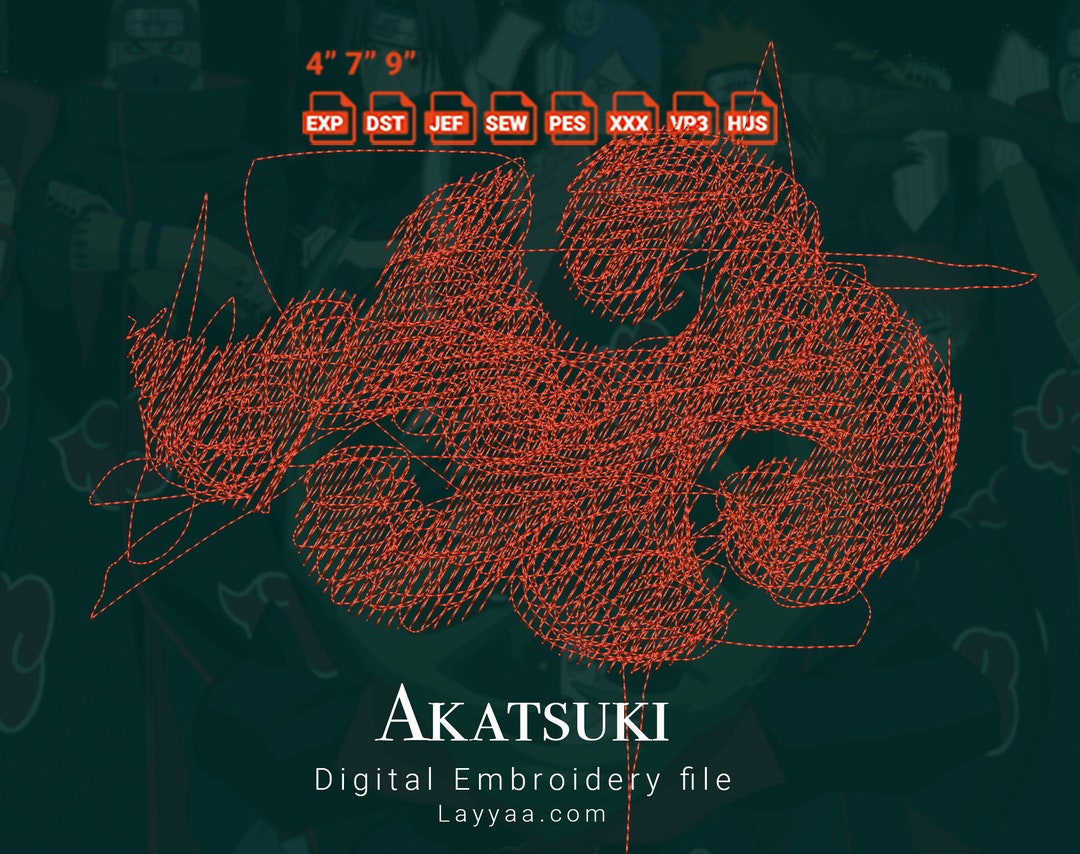 Anime Embroidery Designs, Anime Inspired Embroidery Designs, Embroidery ...