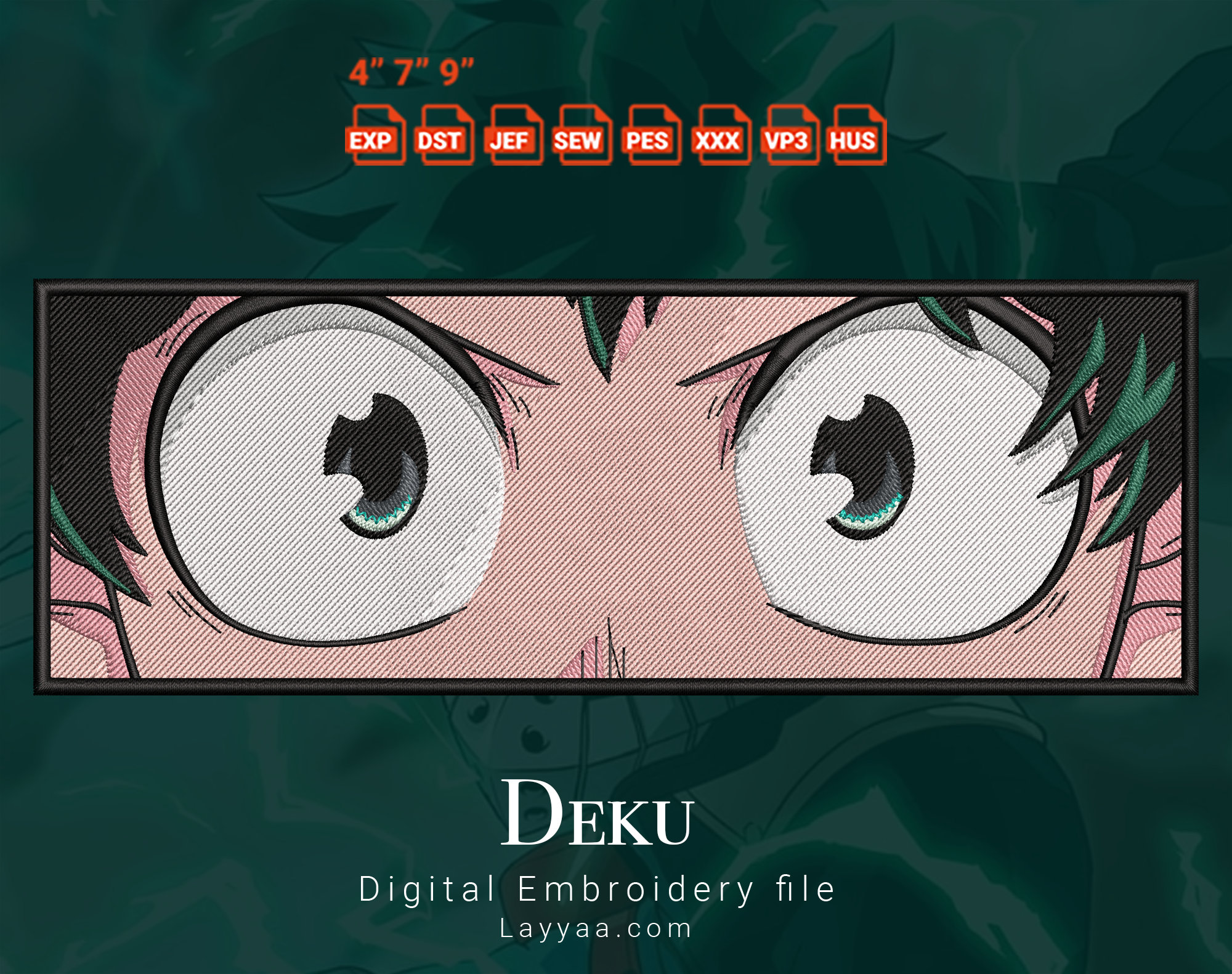 Anime Embroidery Designs Anime Inspired Embroidery Designs - Etsy