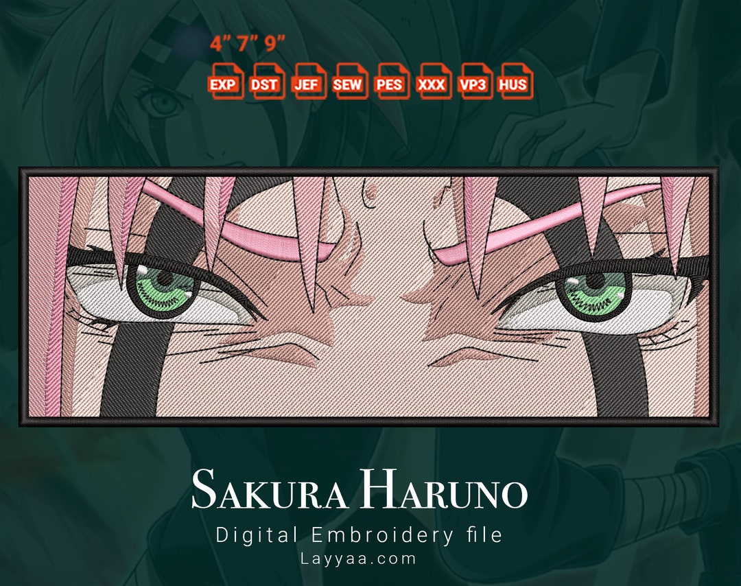 Anime Embroidery Designs, Anime Inspired Embroidery Designs, Embroidery ...