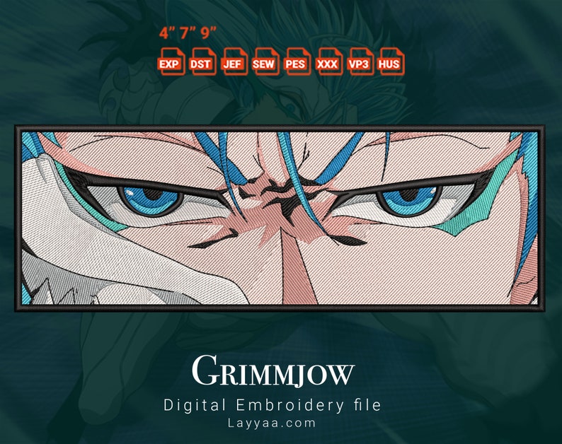 Anime Embroidery Designs Anime Inspired Embroidery Designs - Etsy