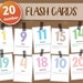 Count to 20 Numbers Flashcards, Printable Counting Flashcards for Kids ...