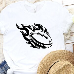 Football Ball With Fire SVG: Sport Vector Graphics (digital Download ...