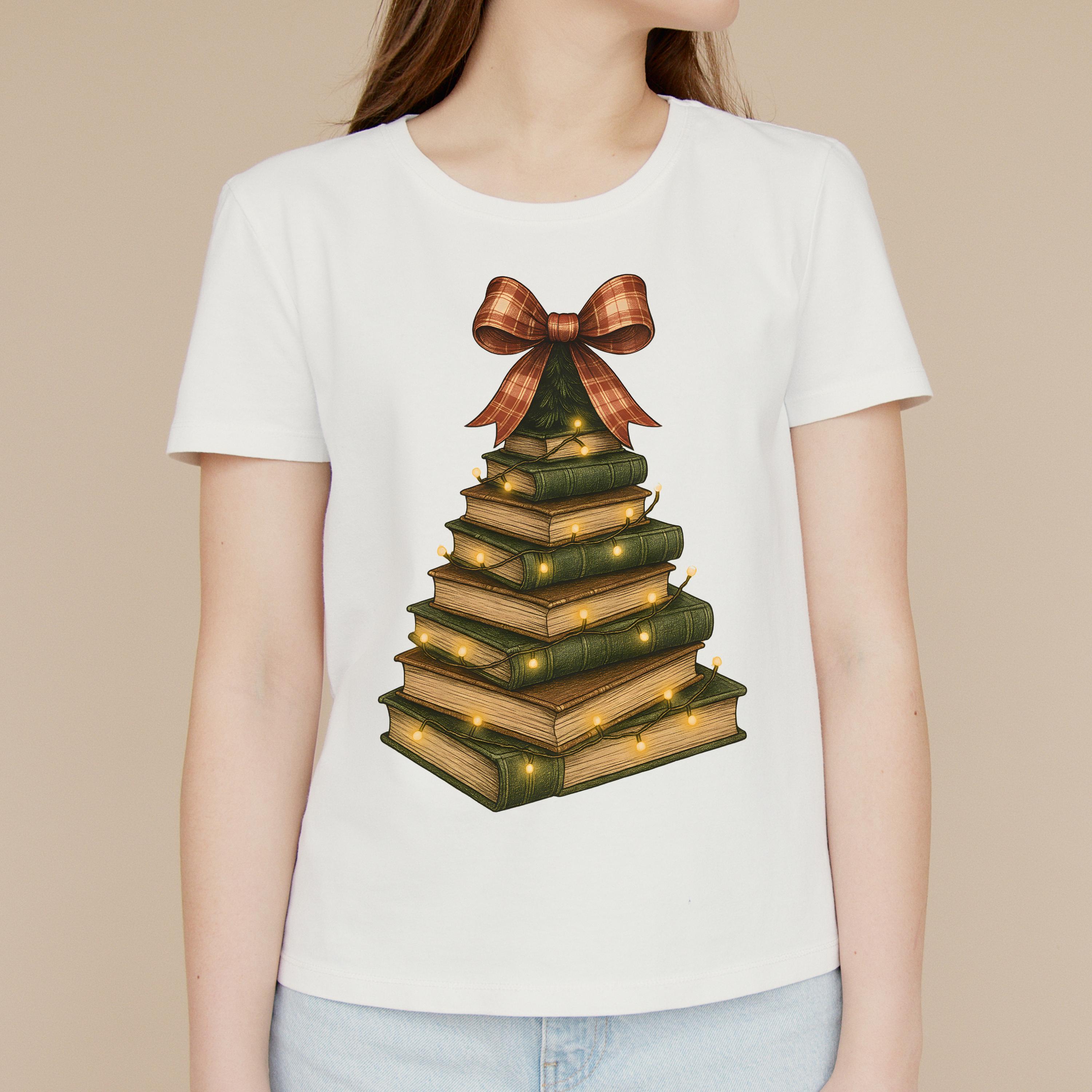 Christmas Vintage Book Stack PNG | Christmas Tree Clipart | Digital ...