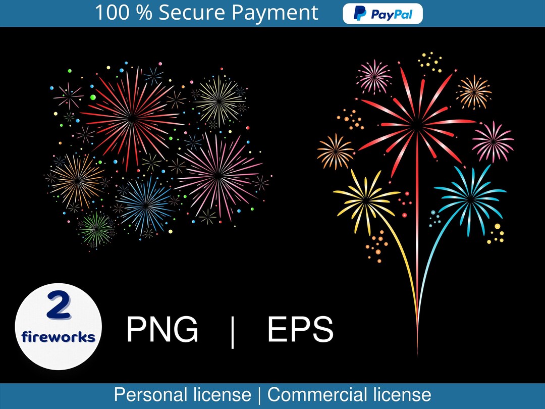 Fireworks Png File,fireworks Vector File, Instant Download - Etsy