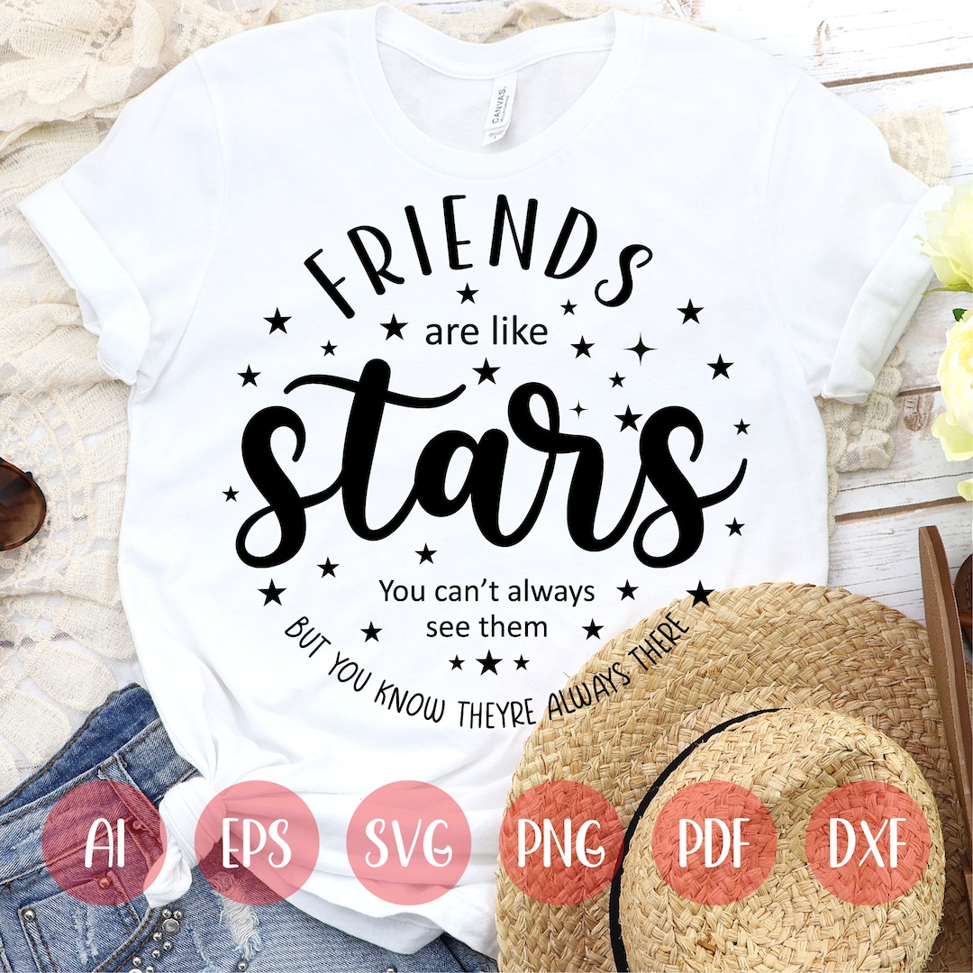 Friend Svg, Friend Star Svg, Friends Png , Best Friend, Friends Gife ...