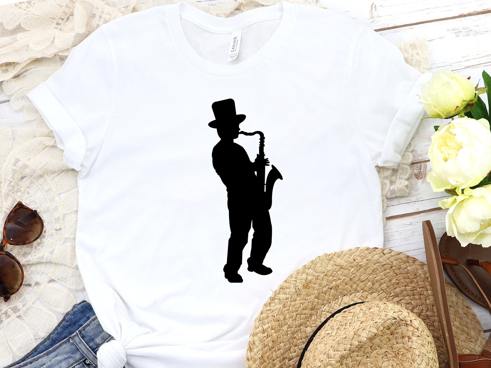 Jazz Musician Svg | Jazz Band Svg | Saxophone Svg | Orchestra Svg ...