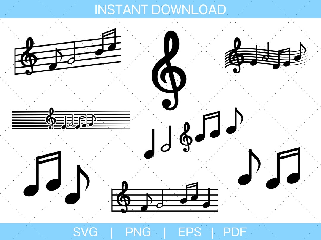 Music Svg, Music Note Svg, Melody Svg, Music Tab Svg, Digital Download ...