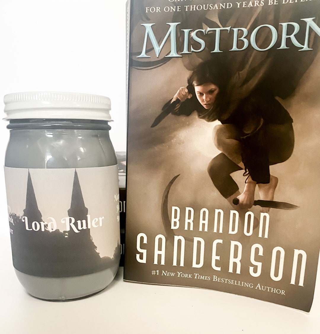 Lord Ruler 14 Oz Glass the Allomancers Collection Mistborn Inspired Soy ...