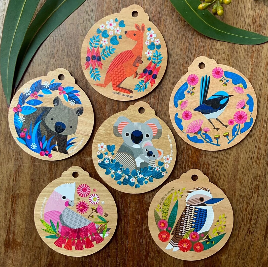 Birds & Animals Christmas Decorations - Etsy