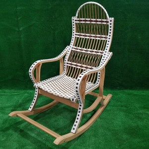 Wicker Rocking Chair, Patio Lounge Rattan Rocking Chair, Patio ...