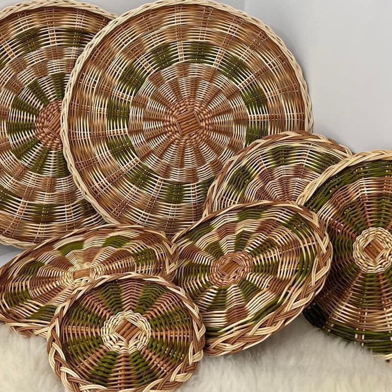 Rattan Wall Decor - Etsy