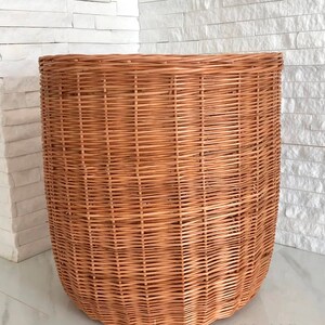 Wicker Plant Pot Indoor, Willow Wicker Garden Decor, Large Plant Pot ...