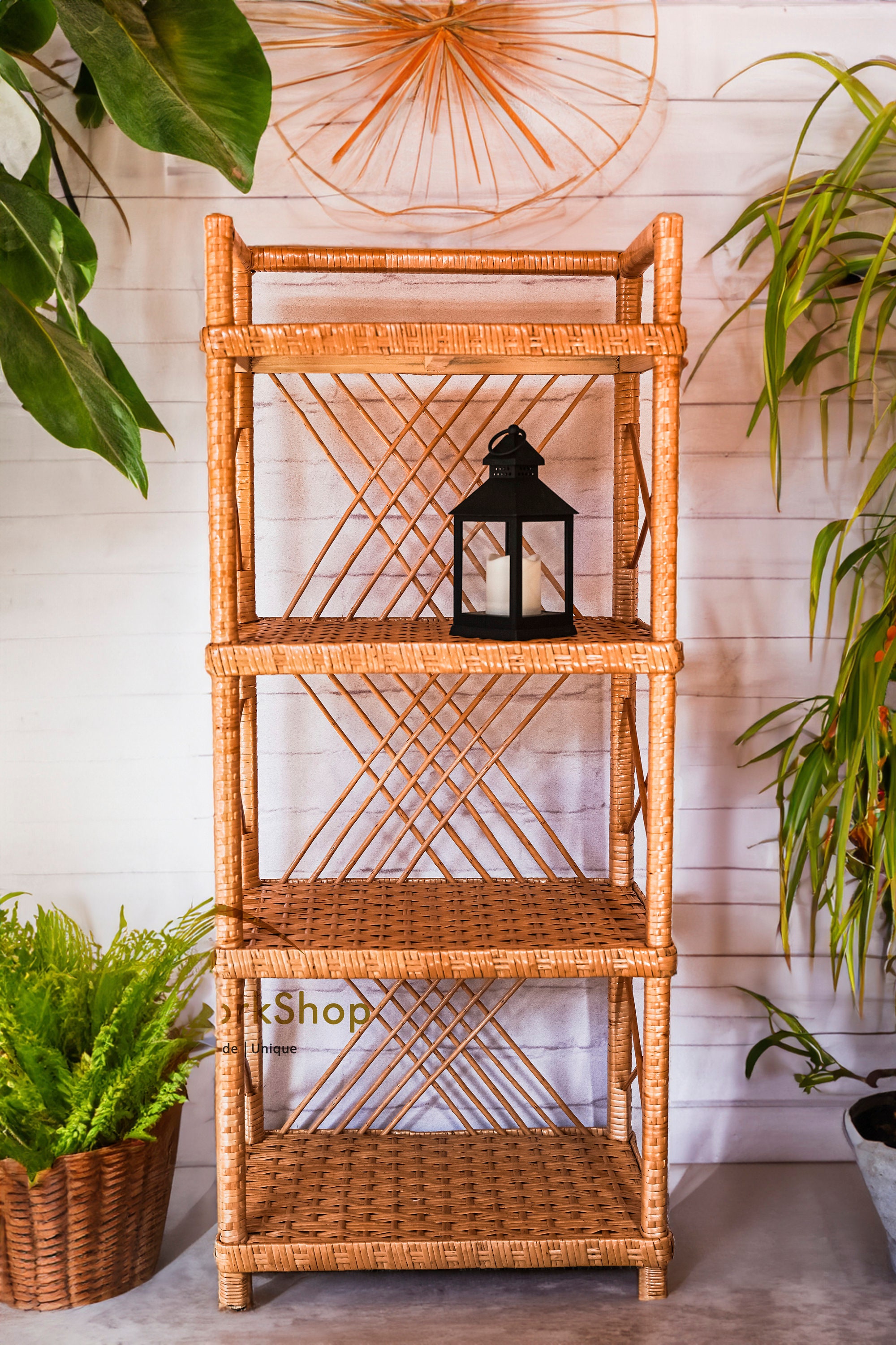 Rattan record cabinet store