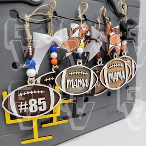Football Bag Tagsports Bag Tagbag Charms - Etsy
