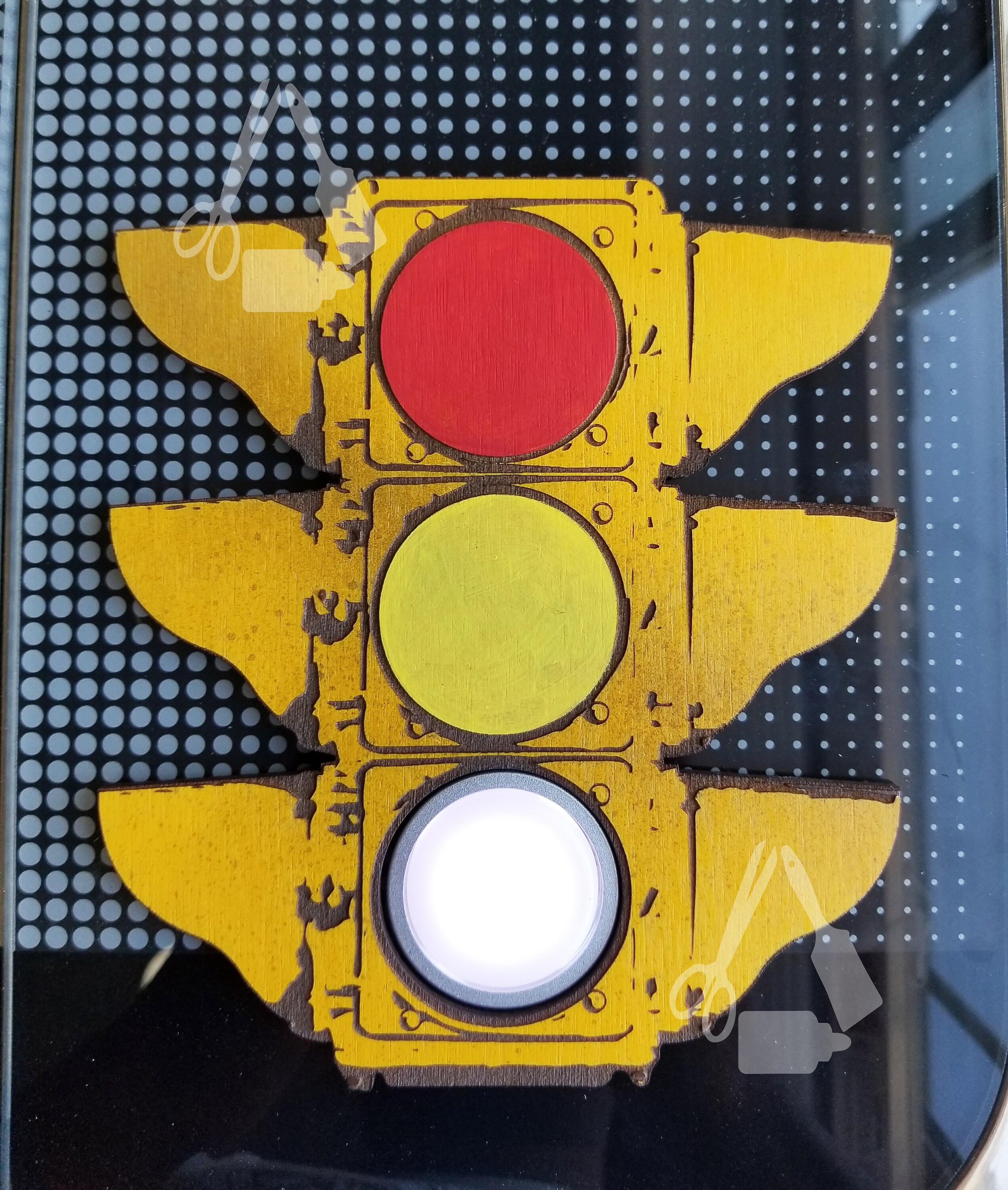 Traffic Light Button Cover For GlowforgeLaser | Etsy