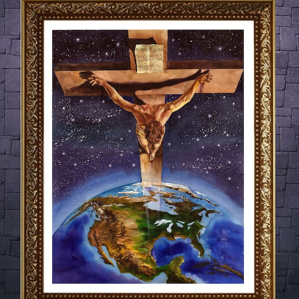 Bible Portrait of Jesus - Etsy