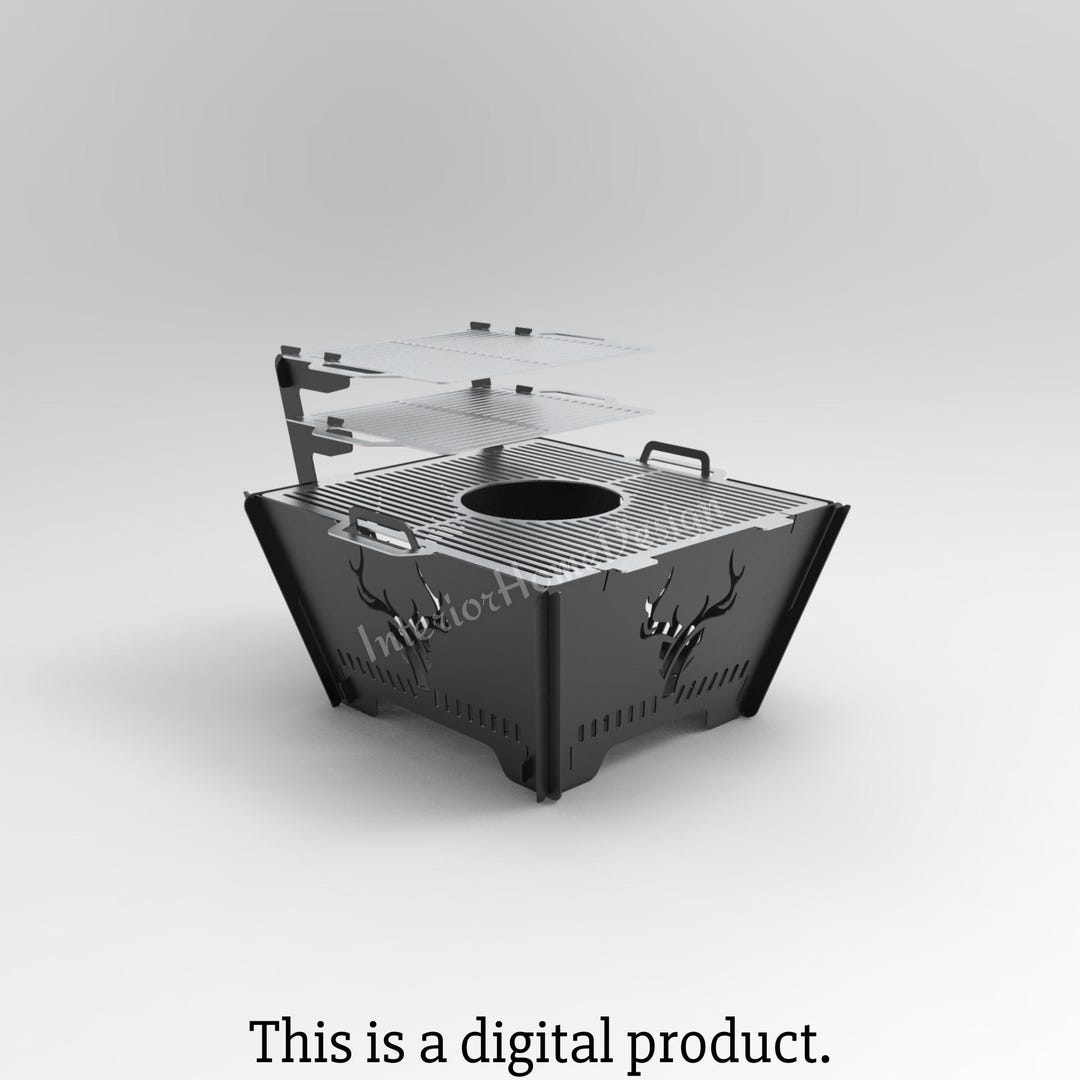 Plasma Cut Fire Pit,diy Fire Pit, BBQ Barbecue Dxf, Grill Fire Pit ...