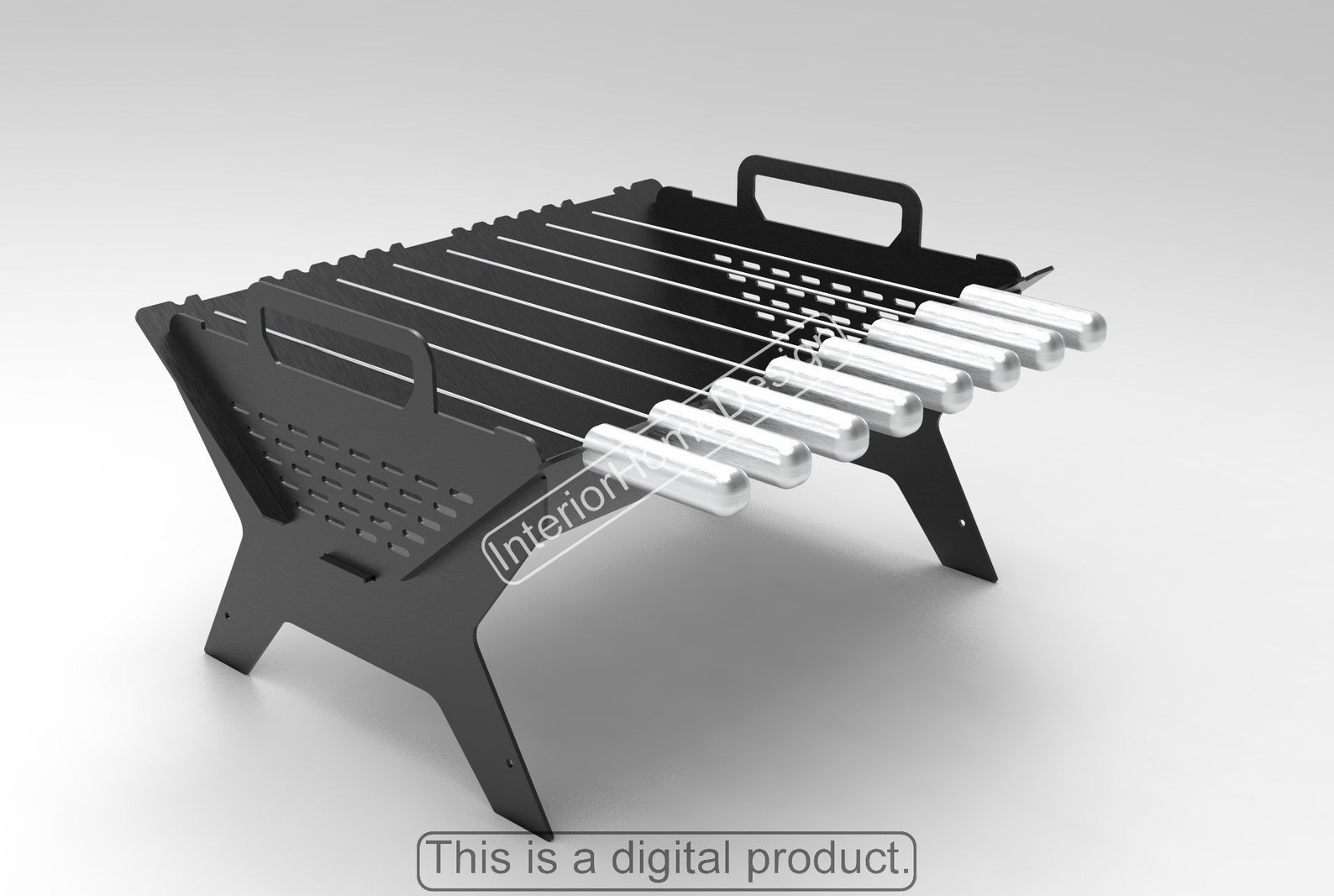 Fire Pit Dxf Files,fire Pit Portable,diy Fire Pit, BBQ Dxf Files for ...